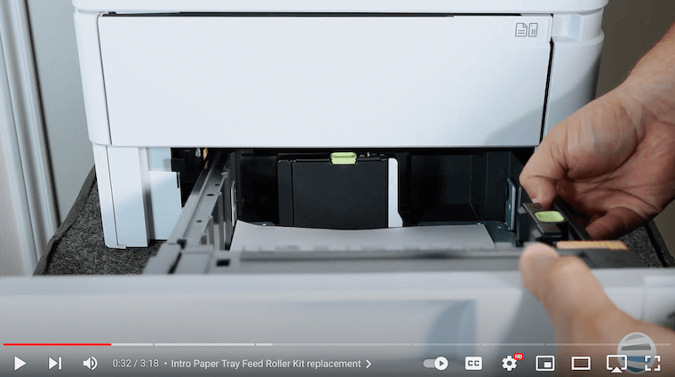 How To Replace The Paper Feed Roller Kit On The Xerox Versalink B625 A